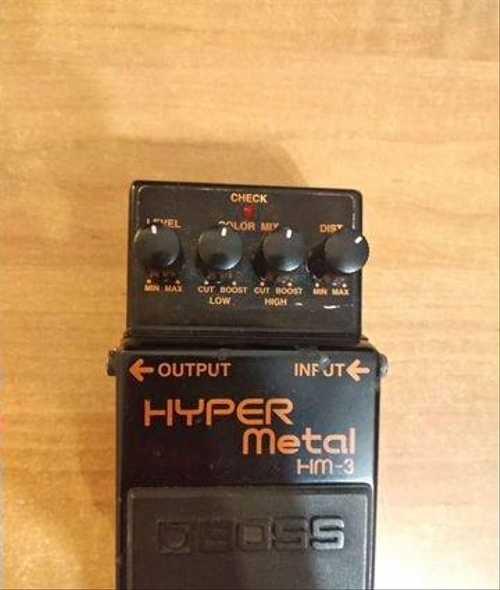 Гитарная педаль дисторшн Boss hm-3 hyper metal