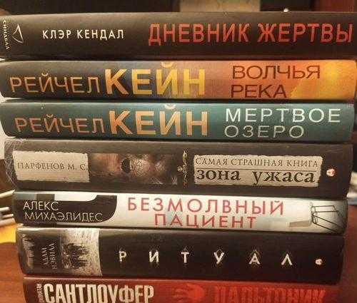 Книги. Триллеры, ужасы