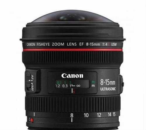 Canon EF 8-15mm f/4.0L Fisheye USM новый