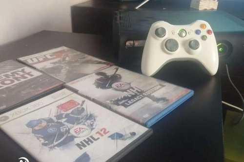 Xbox 360 с CS GO, UFC, NHL