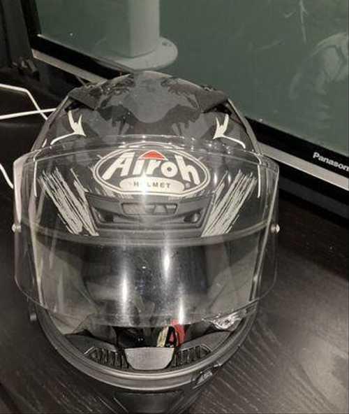 Мотошлем бу airoh шлем интеграл valor shell matt