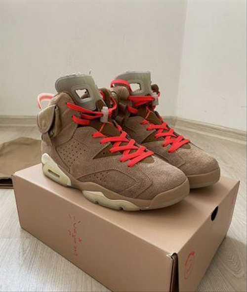 Air Jordan 6 Retro 'Travis Scott - British Khaki'