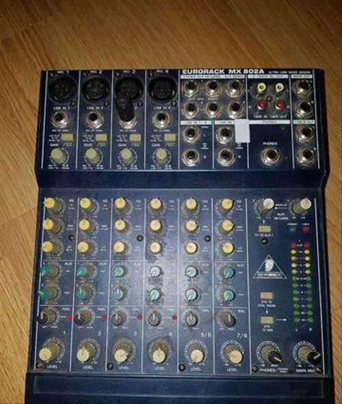 Микшерный пульт Behringer Eurorack MX802A