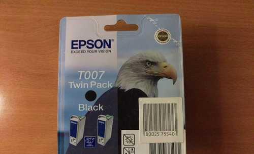 Комплект оригинальных картриджей Epson T007