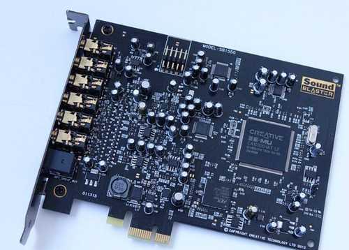 Звуковая карта pci e creative audigy rx