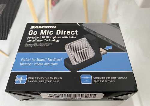 USB микрофон Samson Go Mic Direct Москва | Festima.Ru (330681876)
