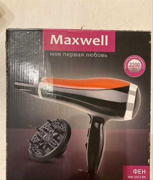 Фен Maxwell MW-2013 BK