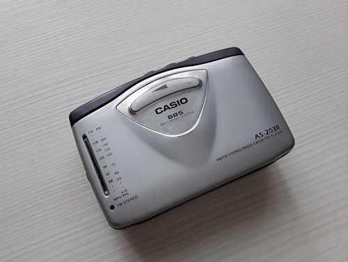 Кассетный плеер Casio AS-203R