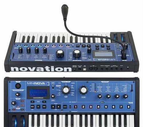 Синтезатор Novation MiniNova+микрофон-вокодер