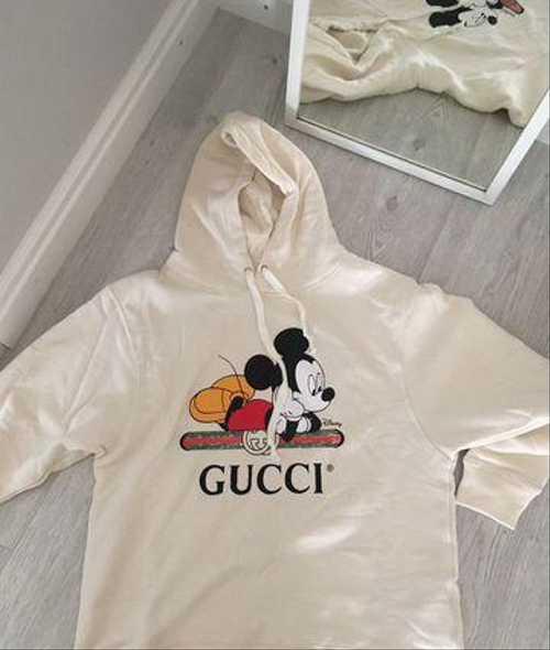 Оригинал худи gucci x disney б/у оверсайз