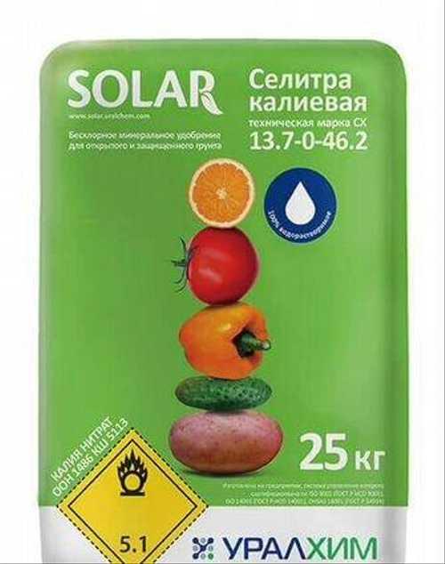 Solar Калиевая селитра техническая марка сх