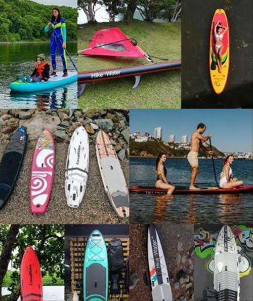 SUP-доски надувные Easy Rider, Hiken Water