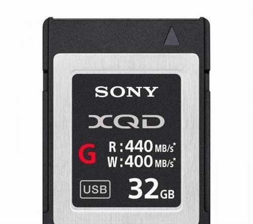Sony 32Gb XQD G series 400/440 MB/s (QD-G32E)