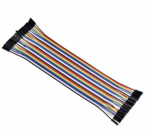 Провода 2.54 Arduino F-F (мама-мама) 40 штук (10 с