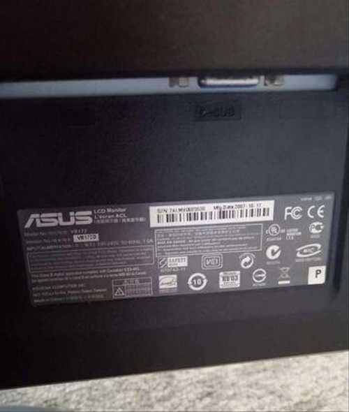 Монитор asus VB172D