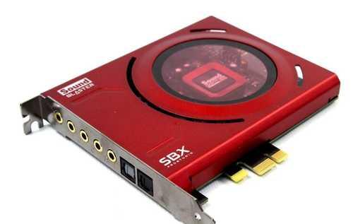 Звуковая карта pci e creative sound blaster z