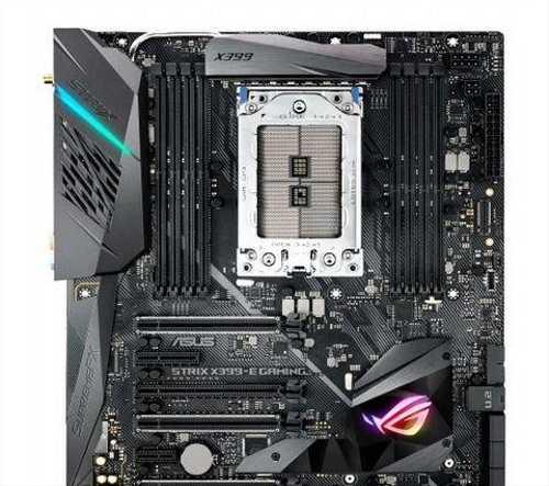 Мат.плата asus ROG strix X399-E gaming + AMD 1920X