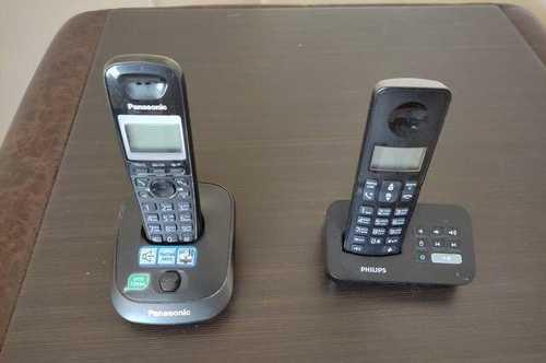 Радиотелефон Philips D 205; Panasonic KX-TG2511RU