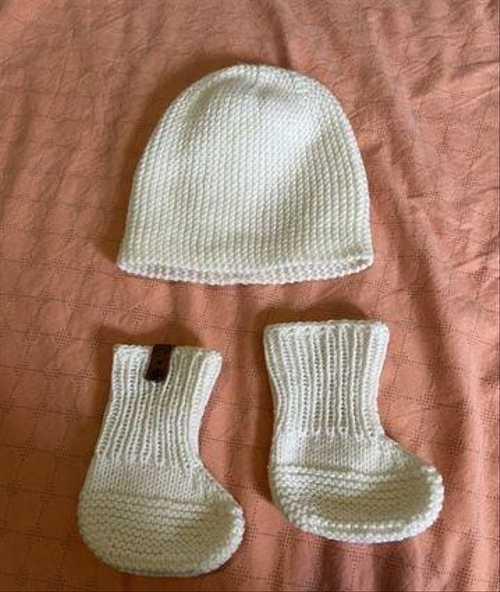 Носки шерстяные варежки шапки детские