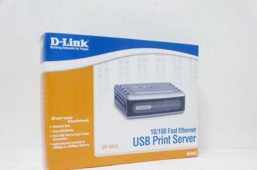 Принт-сервер D-Link DP-301U