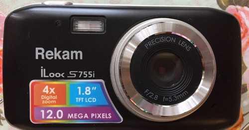 Цифровой фотоаппарат Rekam iLook S755i Black