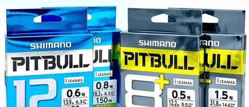 Плетеный шнур Shimano pitbull x12, x8+