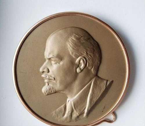 Медальон медаль Ленин В.И. СССР настольная