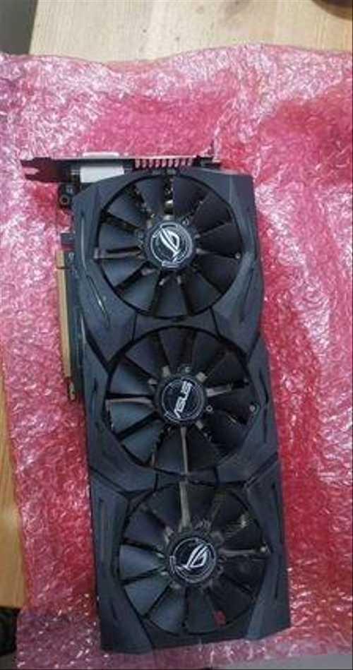Видеокарта asus strix rx480