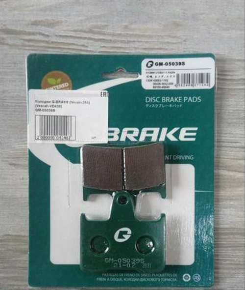 Колодки тормозные G-brake GM-05039S