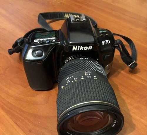 Nikon F70 с объективом Tokina