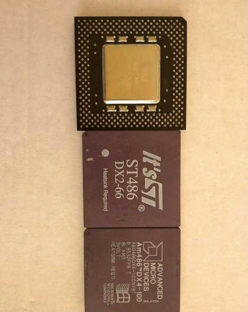 Процессоры ST486 DX2-66 иam486 DX4-100