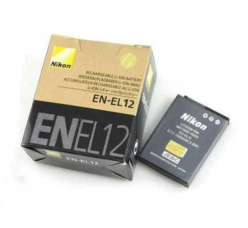 Аккумулятор nikon EN-EL12 новый