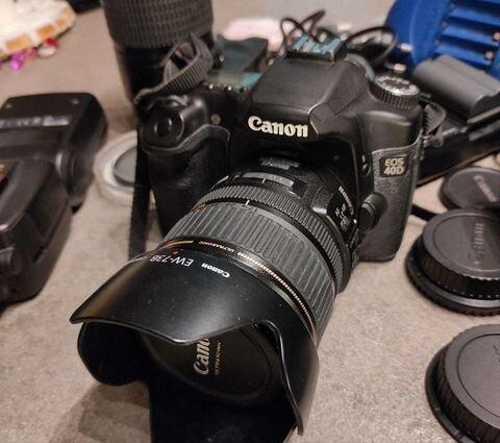 Комплект Canon EOS 40D body + Canon EFS 17-85 mm +