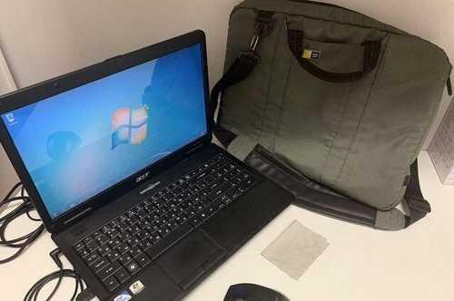 Acer aspire 5334, 2 ядра, 2Gb