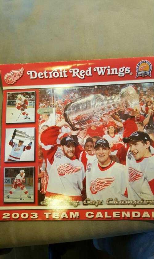 Календарь Detroit Red Wings 2003