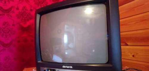 Телевизор aiwa TV-C142KER. Маленький 14". Япония