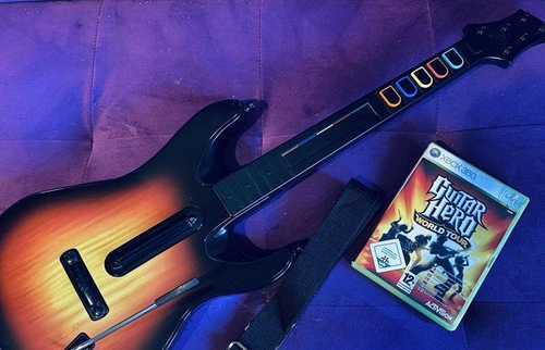 Гитара Guitar hero xbox 360