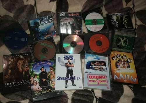 Dvd и пк диски, фильмы, игры