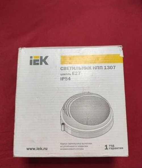 Светильник iEK "нпп1307" IP54 под лампу E27