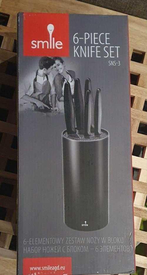 Набор ножей Smile SNS-3 knife block/set 6 pieces