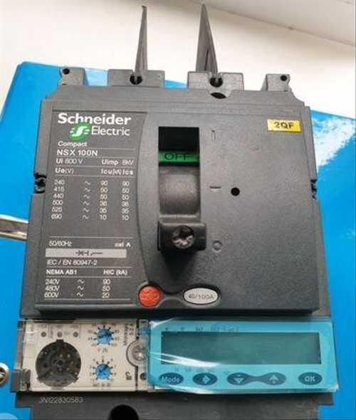 Силовой автомат schneider nsx 100-160-250 f/n/h/na