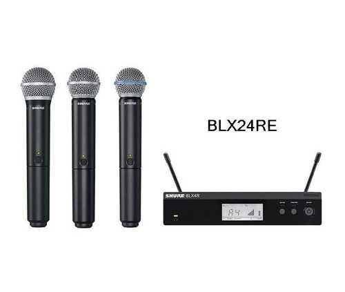 Shure BLX24RE ручные вокальные радиомикрофоны