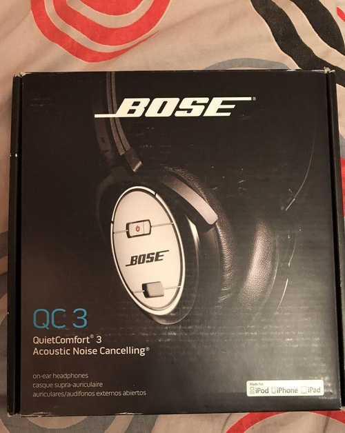 Новые Bose QuiteComfort 3 с шумоподавлением