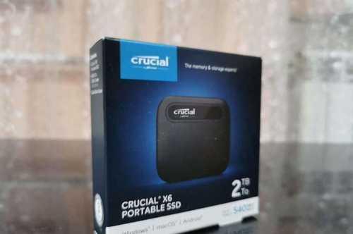 Внешний SSD Crucial X6 2Тб