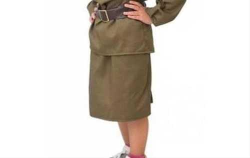 Костюм на 9 мая юбка военная детская