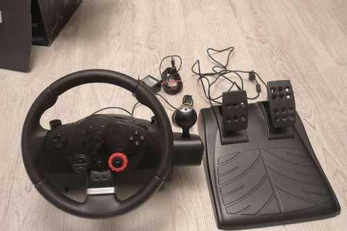 Игровой руль logitech driving force gt
