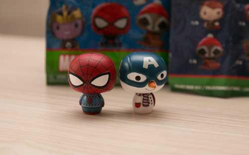 Фигурки Funko Marvel Человек-паук, Капитан Америка