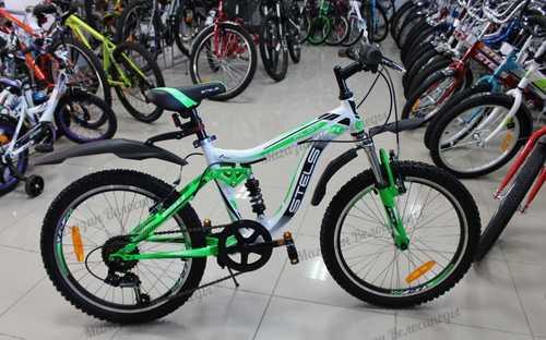 Велосипед stels Pilot 250 20д 6 ск. бело-зеленый