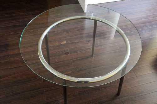 Стол круглый стекляннный диаметр 120 см
