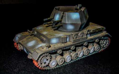 Модель танк 1/72 Flak Panzer Wirbelwind Германия